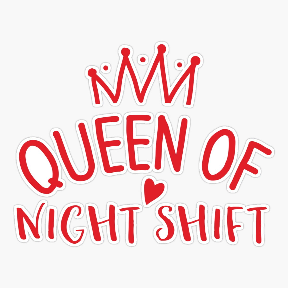 Maneki Queen Of Night Shift Er, Phone Decal Water Bottle Stickers Car ...