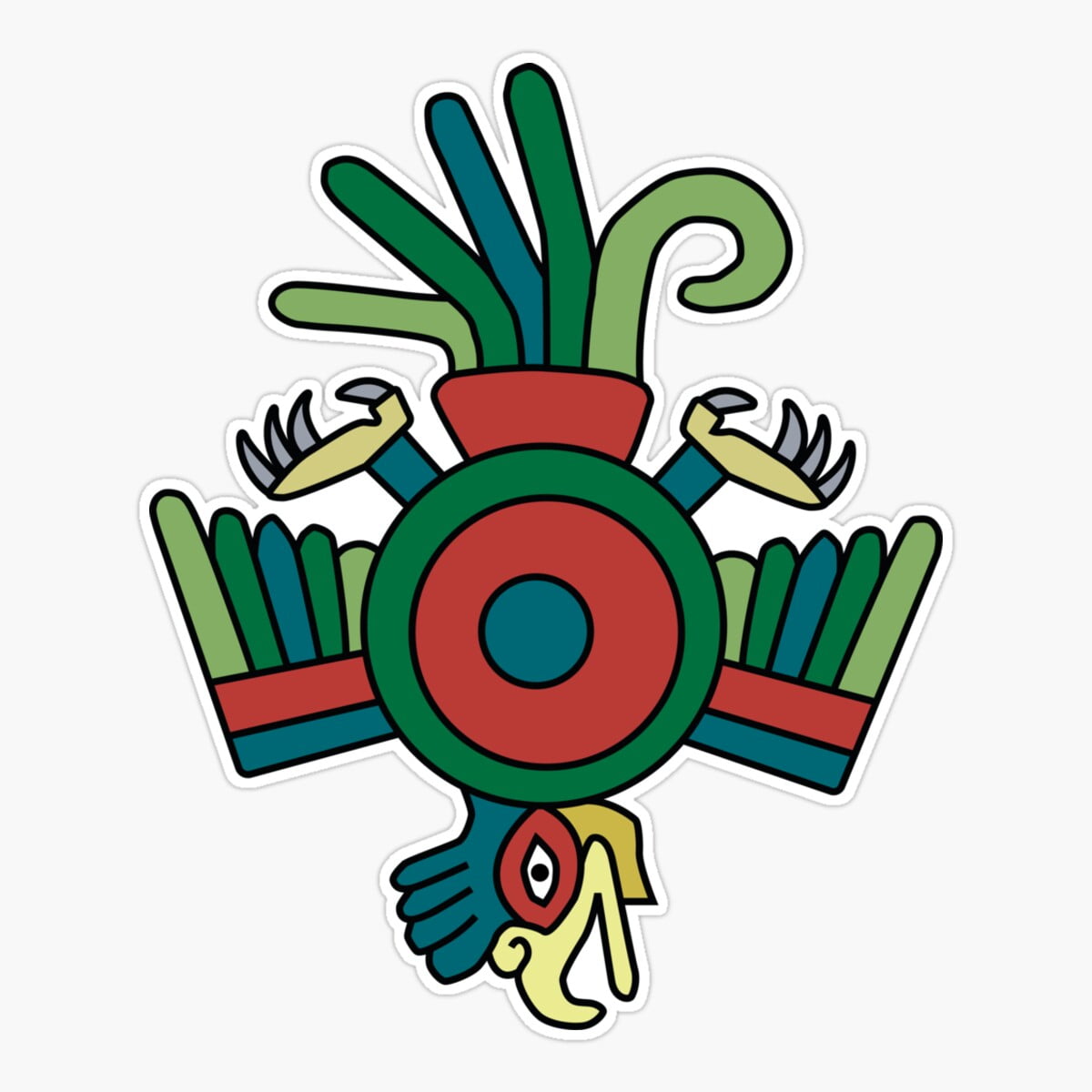 Maneki Quetzal Eagle Hybrid Aztec Mythological Bird By Vincent Biollaz ...