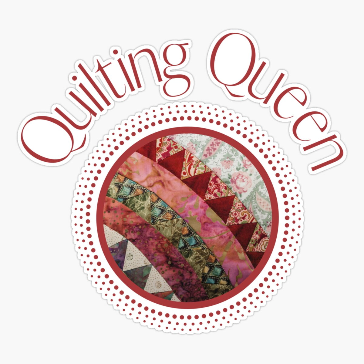 Maneki Quilting Queen - For Light Background Er, Phone Decal Water ...