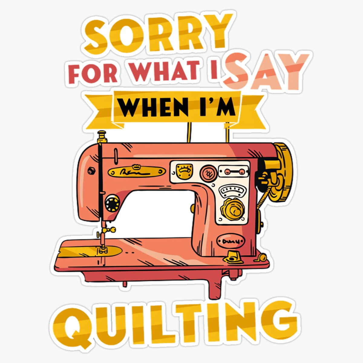 Maneki Quilting Sewing Machine Quilt Crafting Hobby Gift Thomas Larch ...