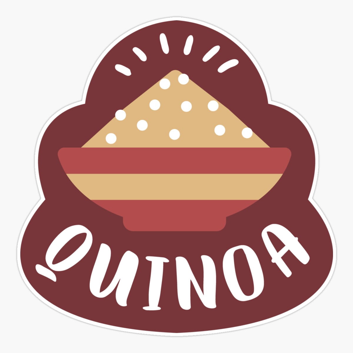 Maneki Quinoa Label Sticker, Phone Decal Water Bottle Stickers Car ...
