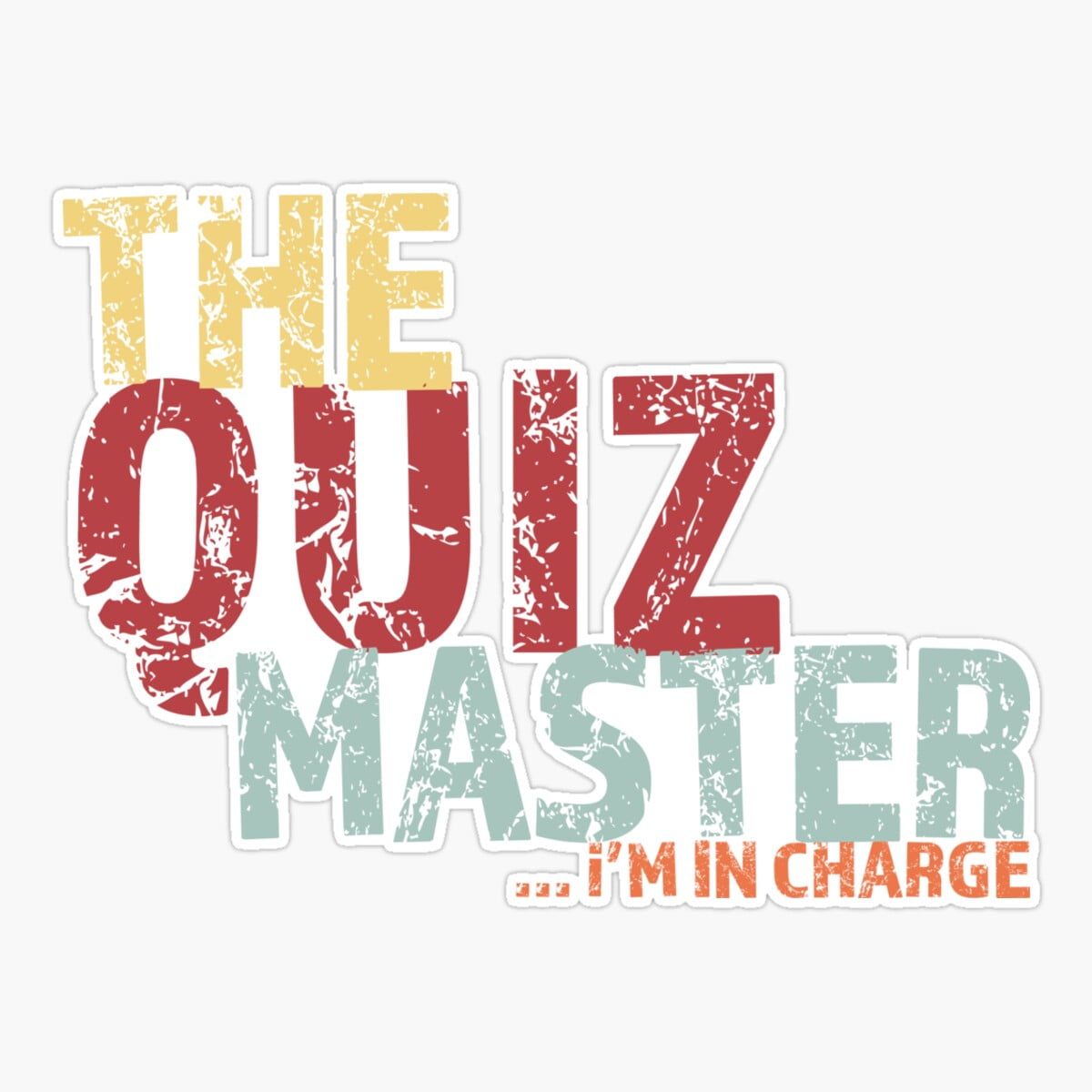 Maneki Quiz Master Pub Quiz Team Er, Phone Decal Water Bottle Stickers ...