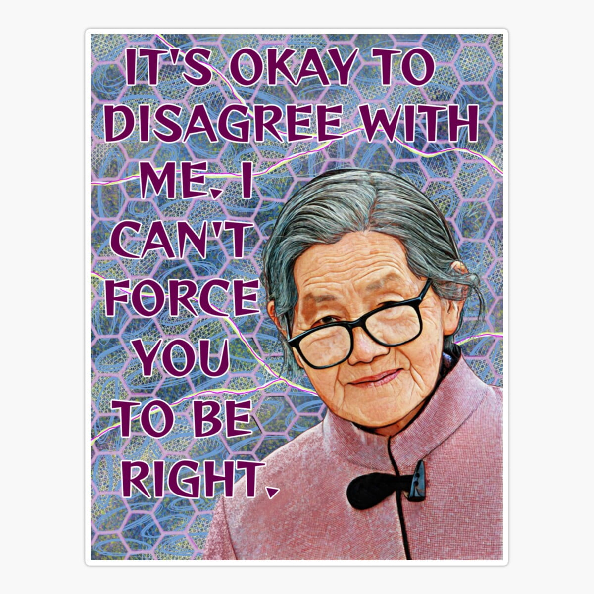 Maneki Radical Senior Feminism -It'S Okay To Disagree With Me I Can'T ...
