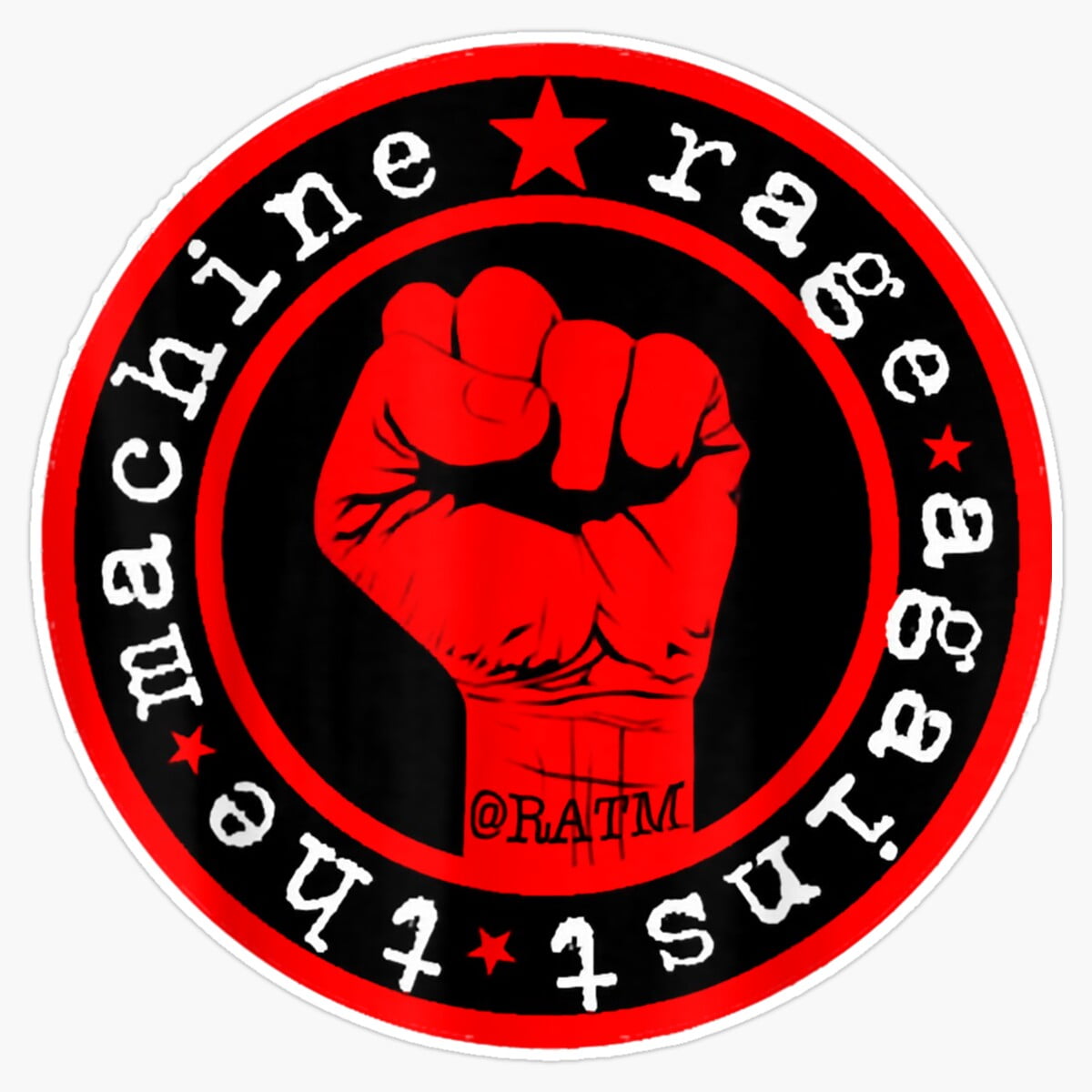 Maneki Rage Against Machines Er, Phone Decal Water Bottle Stickers Car ...