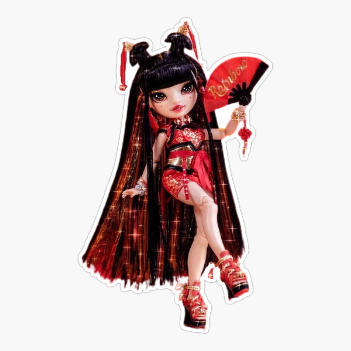 Maneki Rainbow High Lily Cheng Doll Er, Phone Decal Water Bottle Stickers Car Decals, Funny ...