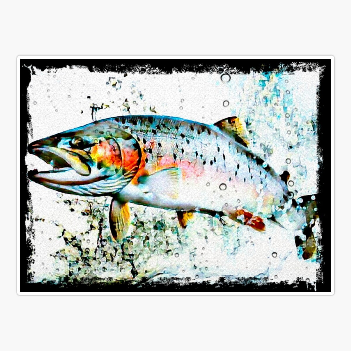 Maneki Rainbow Trout Jumping - Salmon Ishing - Ly Ishing Er, Phone ...