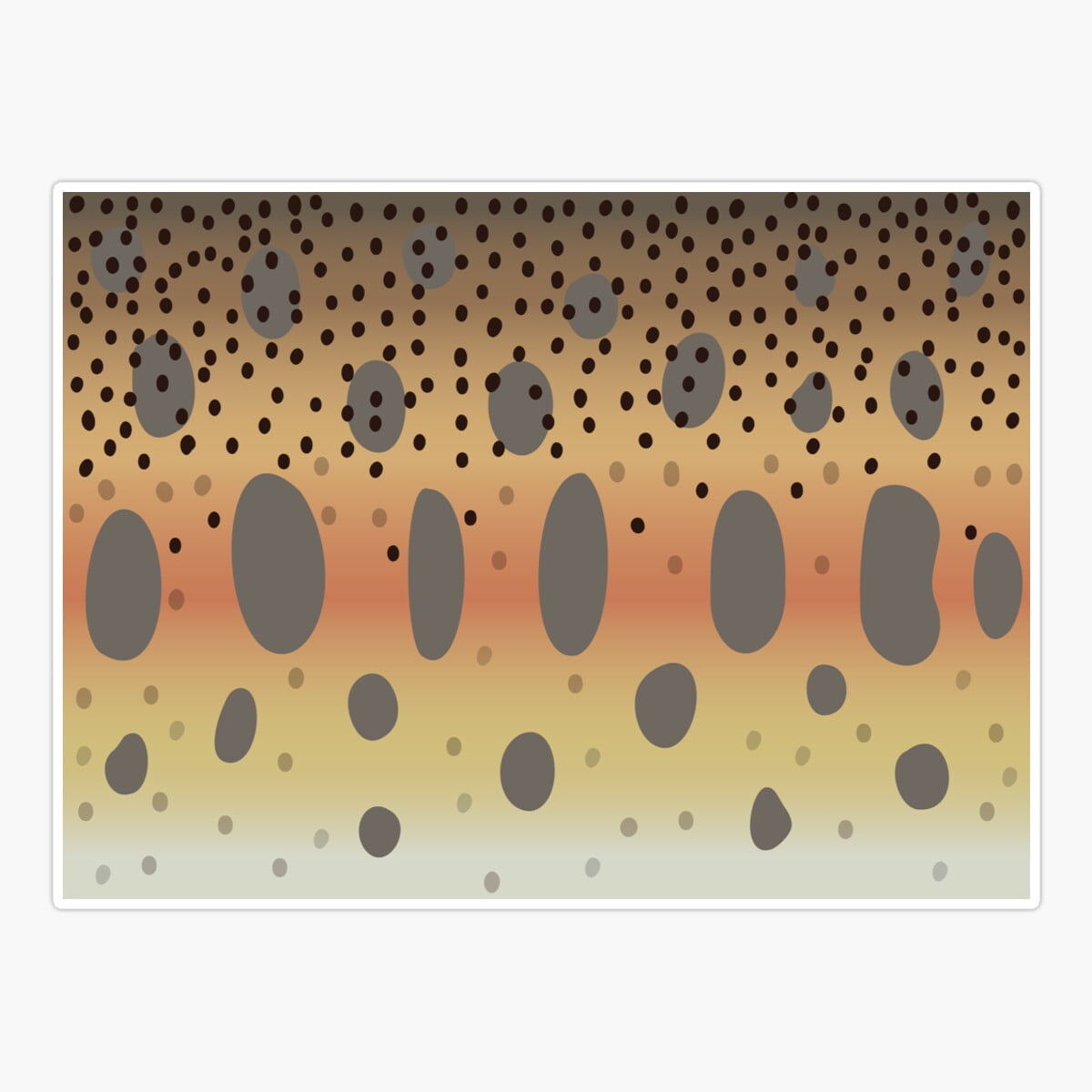 Maneki Rainbow Trout Parr Skin Pattern Ly Ishing Design Er, Phone Decal ...