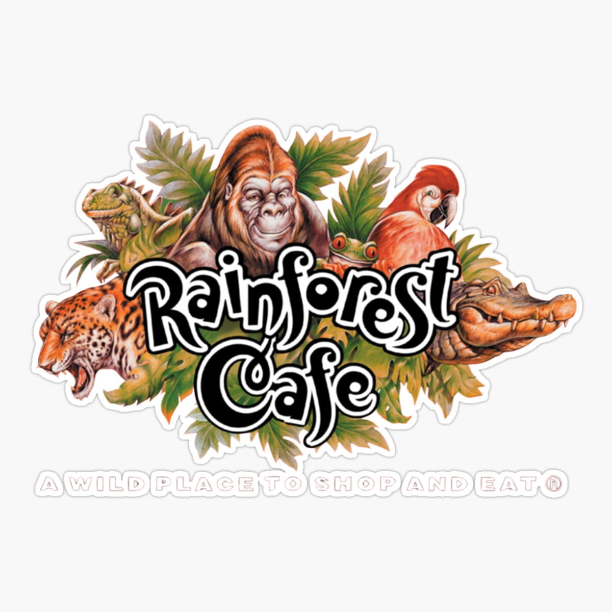 Maneki Rainforest Cafe T-Shirts Gift For Fans, For Men And Women, Gift Mother Day, Father Day Er ...