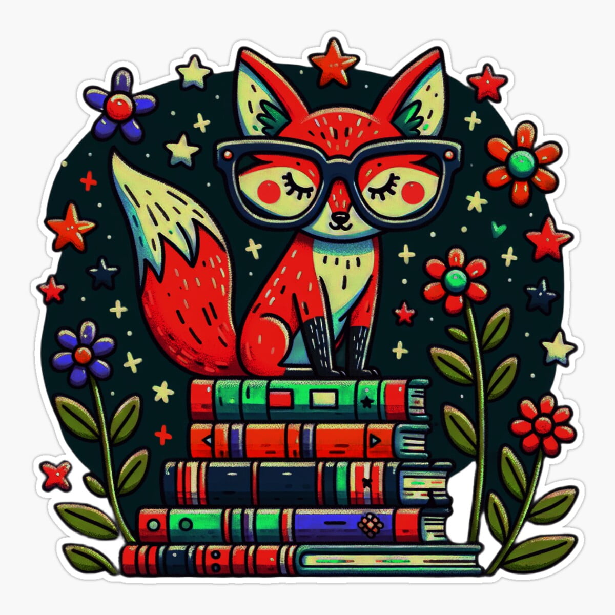 Maneki Rancis The Ox Sticker, Phone Decal Water Bottle Stickers Car ...