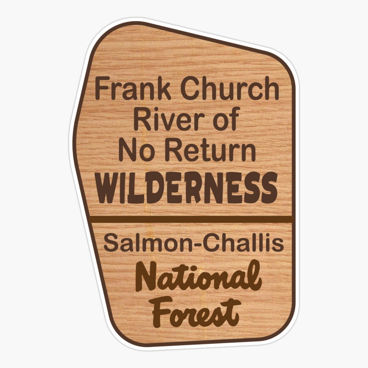 Maneki Rank Church-River O No Return Wilderness Er, Phone Decal Water Bottle Stickers Car Decals ...