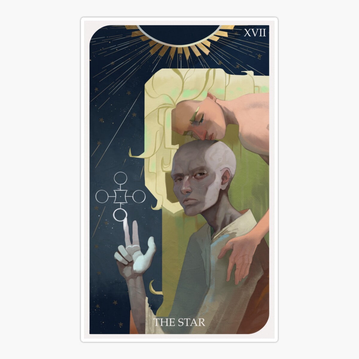 Maneki Raoden & Sarene | The Star | Tarot Cards Er, Phone Decal Water ...