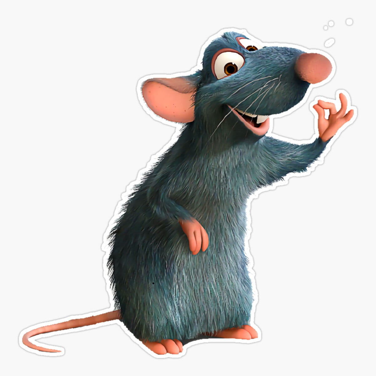 Maneki Ratatouille Remy Sticker Ratatouille Sticker, Phone Decal Water ...