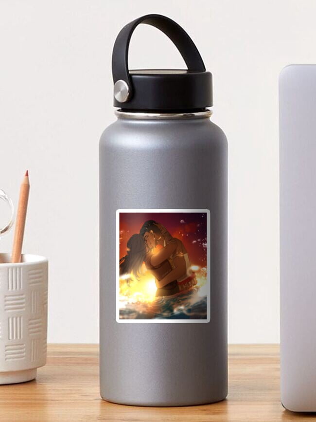 Maneki Raya And The Last Dragon Rayaari Kiss Sticker, Phone Decal Water ...