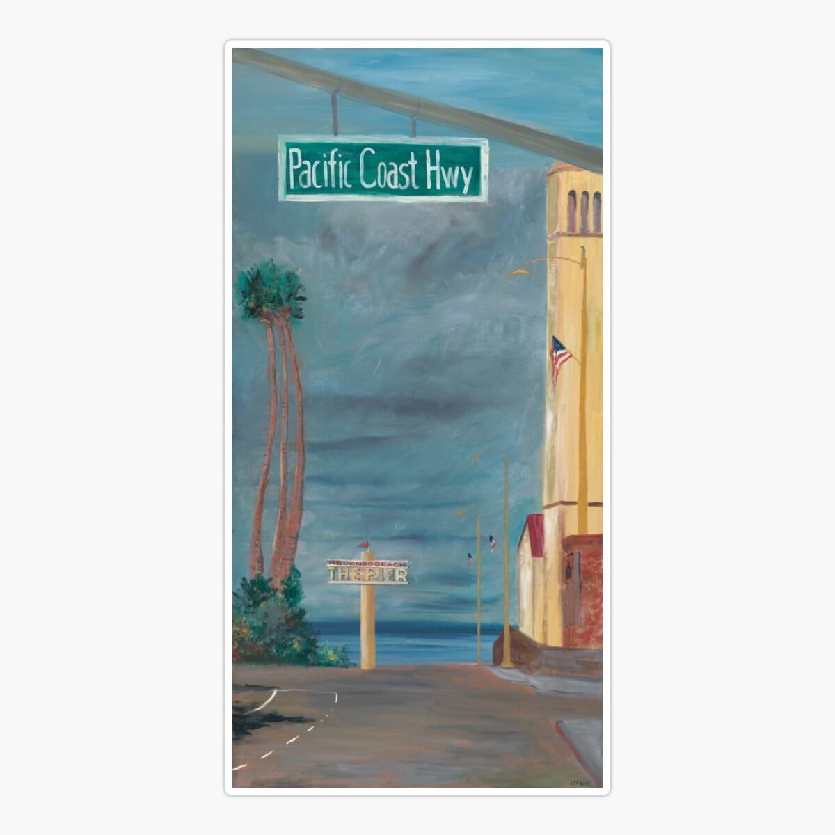 Maneki Rb Pier: Gateway To Paradise Sticker, Phone Decal Water Bottle ...