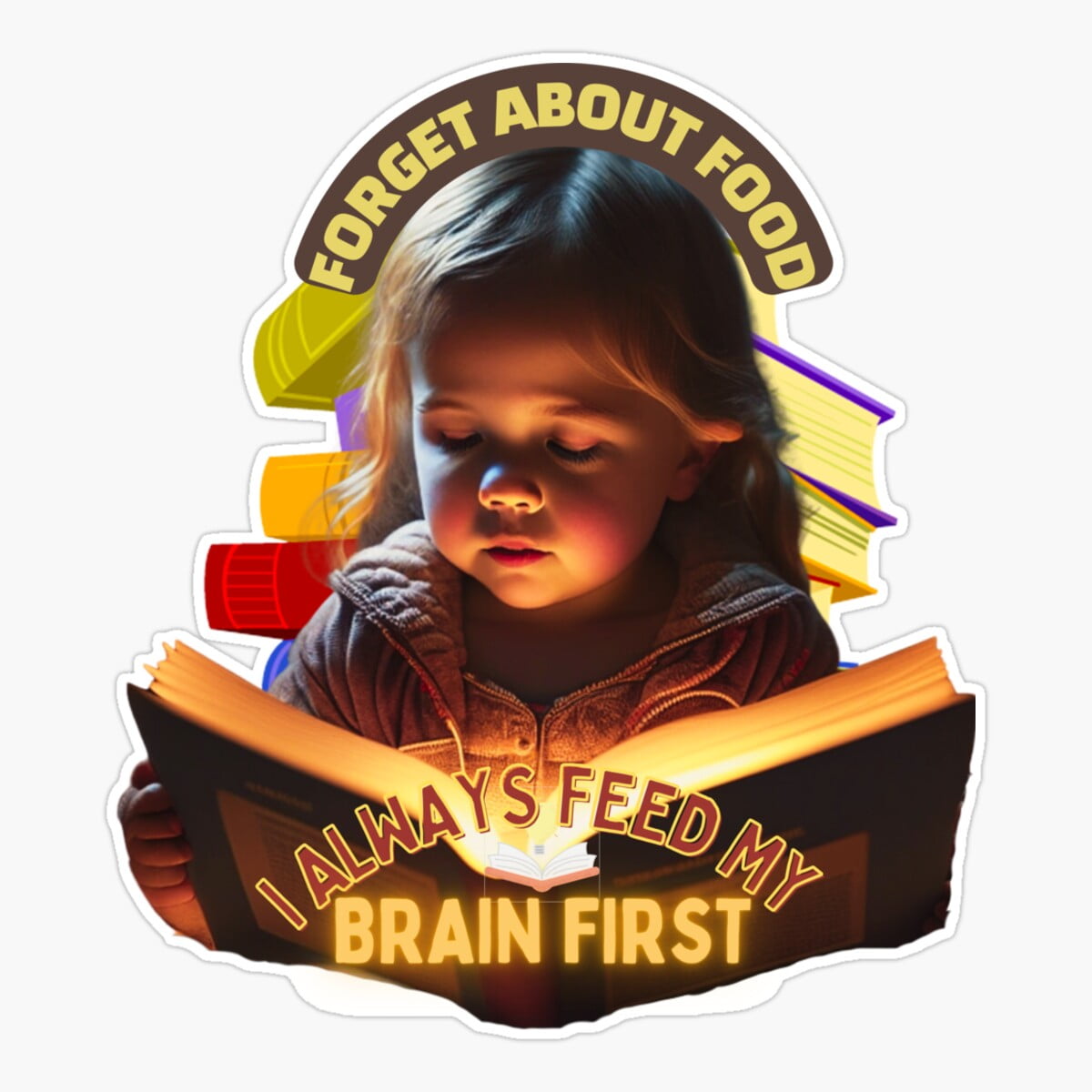 Maneki Reading Addiction -Reading Quotes-Reading Aesthetic Sticker ...