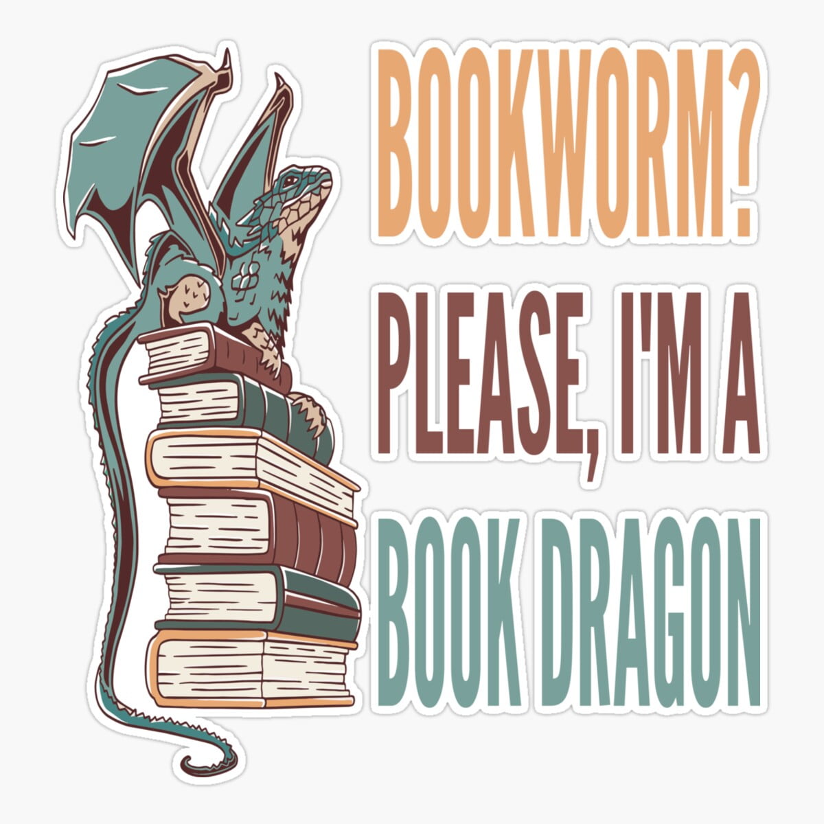 Maneki Reading Book Reader Antasy Animal Book Lover Bookworm Book ...