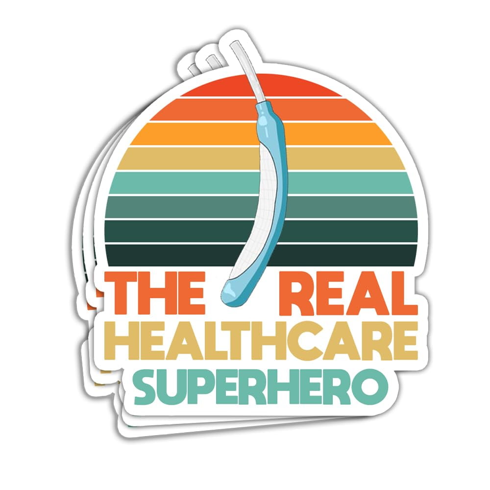 Maneki The Real Healthcare Superhero Cooter Canoe Sticker Funny Nursing ...