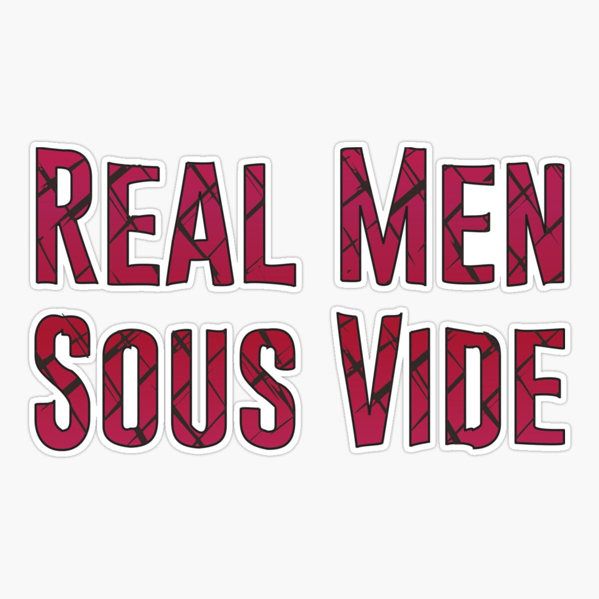 Maneki Real Men Sous Vide Cooking T-Shirt Rare Steam Cooking Hobby ...