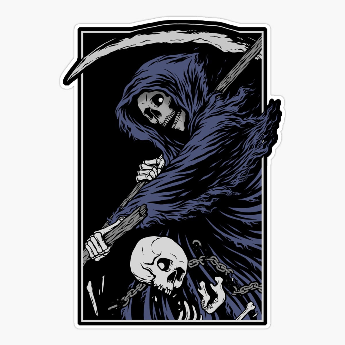 Maneki Reaper Er, Phone Decal Water Bottle Stickers Car Decals, Funny ...