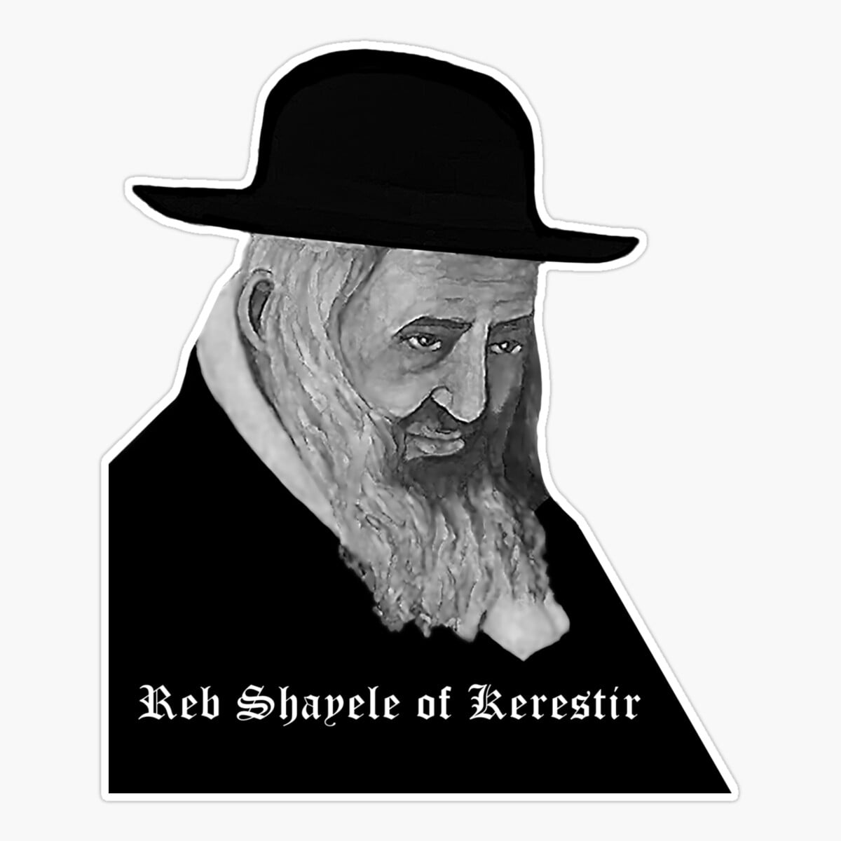 Maneki Reb Shayele Of Kerestir Er, Phone Decal Water Bottle Stickers ...