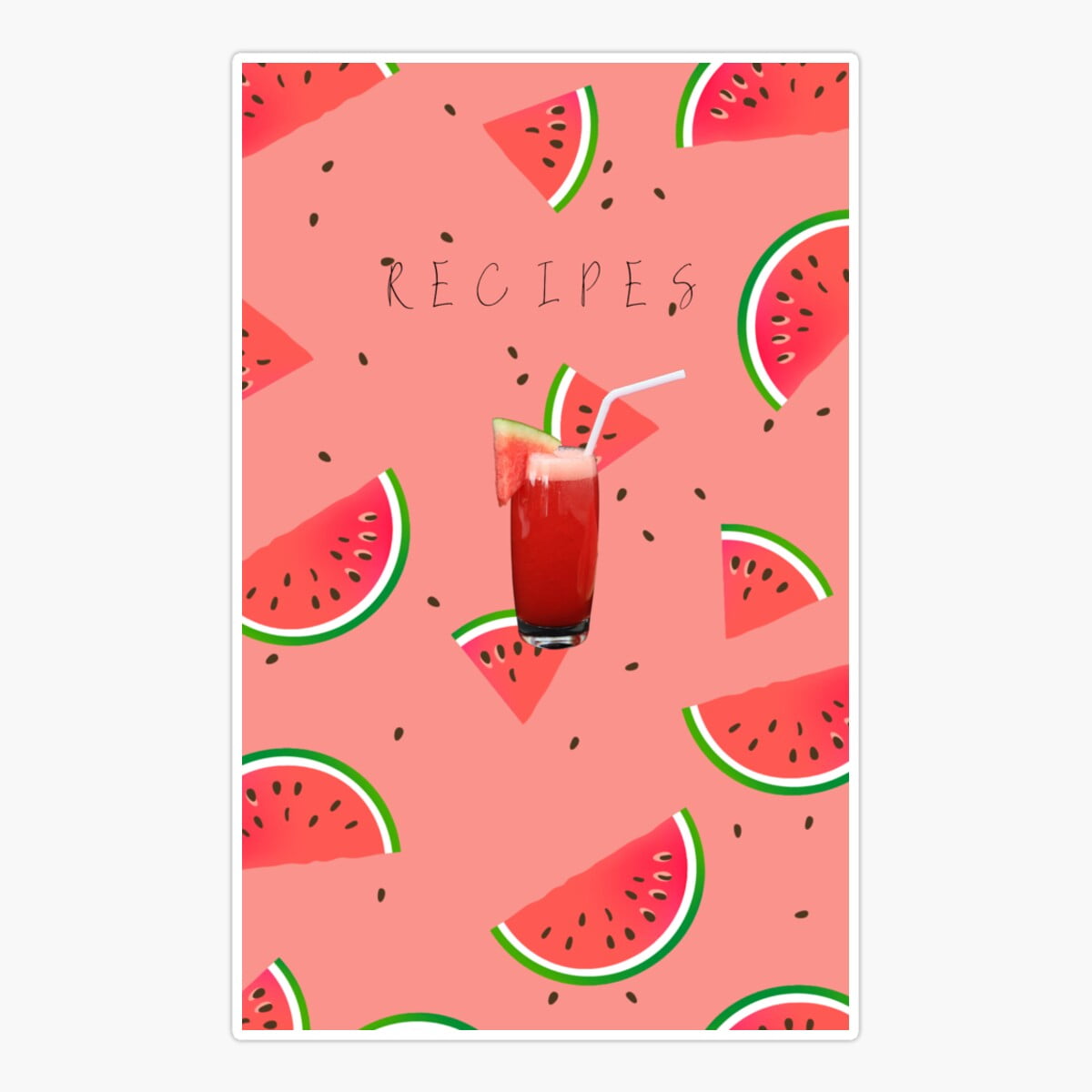 Maneki Recipe Book Sticker, Phone Decal Water Bottle Stickers Car ...