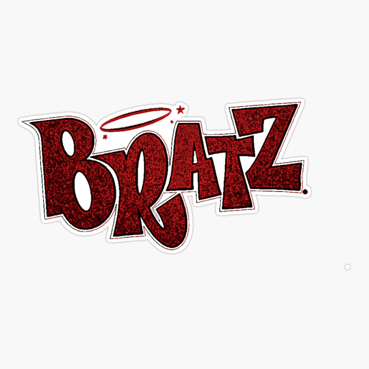 Maneki Red Bratz Logo Sticker, Phone Decal Water Bottle Stickers Car ...