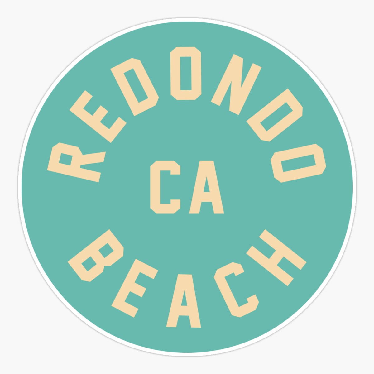 Maneki Redondo Beach - California Sticker, Phone Decal Water Bottle ...