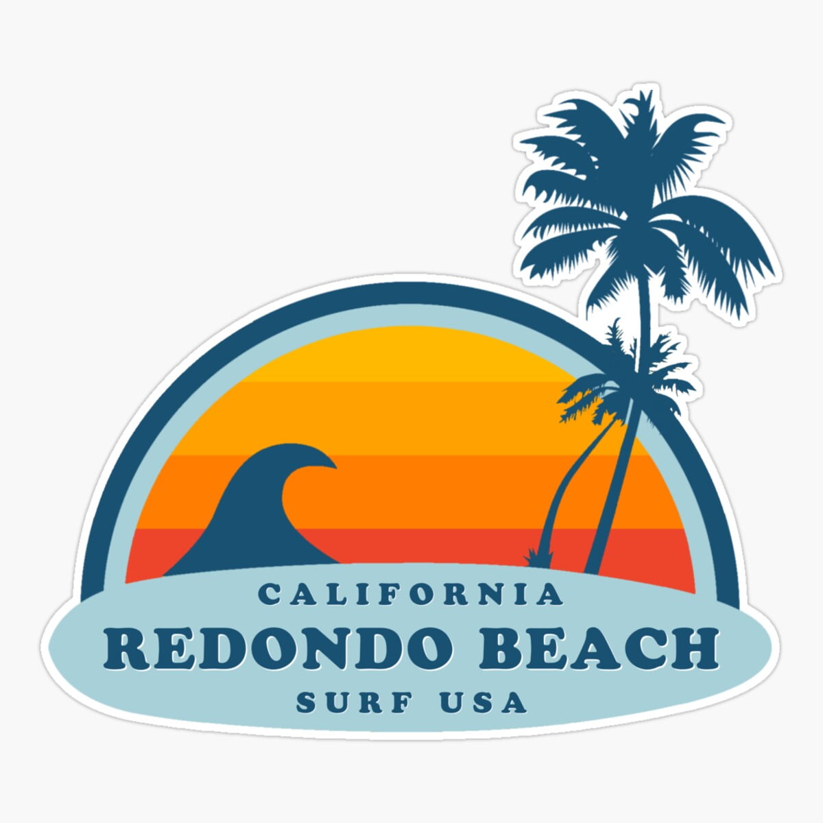 Maneki Redondo Beach California Vintage Retro Surf Usa Travel Vacation ...