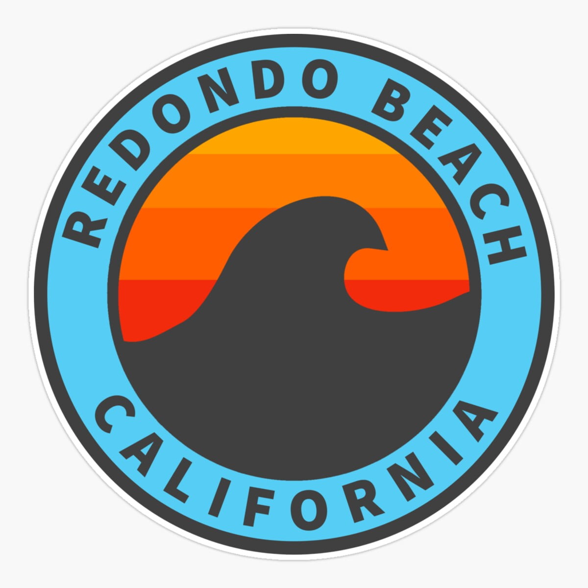 Maneki Redondo Beach California Vintage Retro Surf Usa Travel Vacation ...