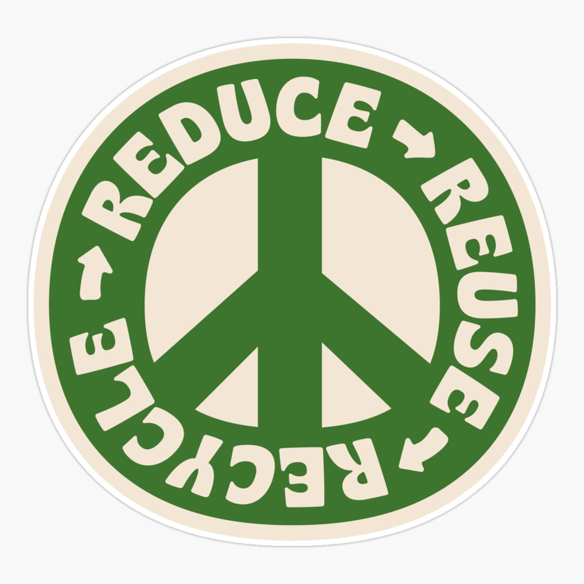 Maneki Reduce - Reuse - Recycle Er, Phone Decal Water Bottle Stickers ...