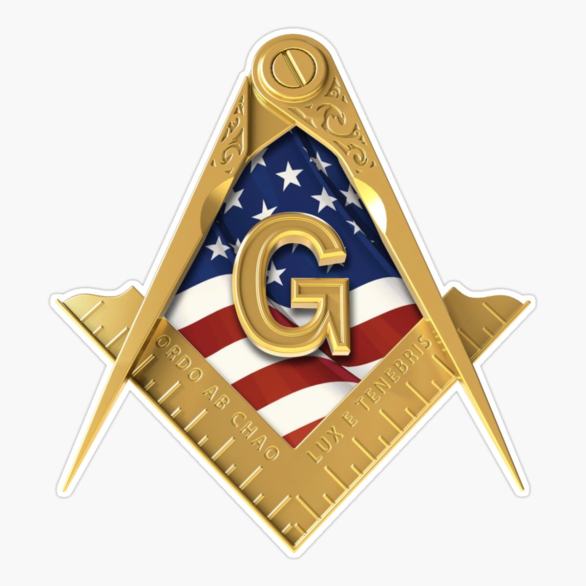 Maneki Reemason Square & Comp Usa American Lag Gold Masonic Er, Phone ...