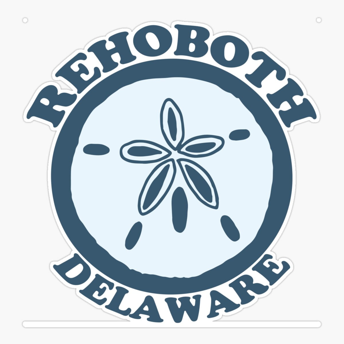 Maneki Rehoboth Beach - Delaware. Sticker, Phone Decal Water Bottle ...