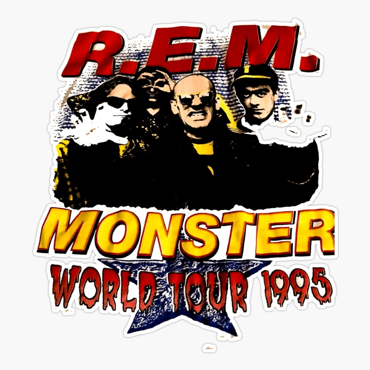 Maneki Rem Monster Tour Sticker, Phone Decal Water Bottle Stickers Car ...