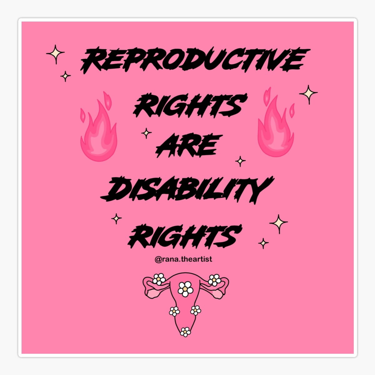 Maneki Reproductive Rights Are Disability Rights Er, Phone Decal Water ...
