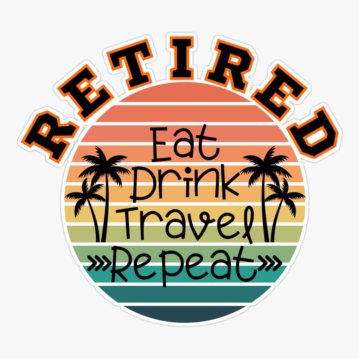 Maneki Retired Eat Drink Travel Repeat, Happy Retirement, Finally Retired, Traveller Shirt ...