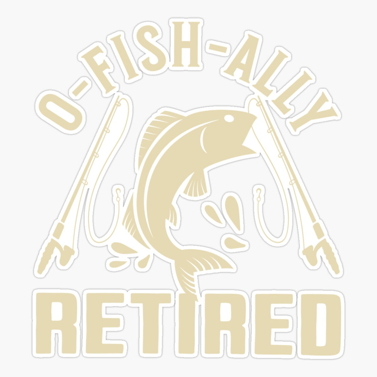 Maneki Retired Funny Retirement Er, Phone Decal Water Bottle Stickers ...