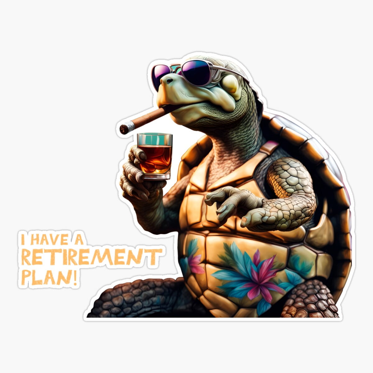 Maneki Retired Mum, Like A Regular Mum But Way Happier Er, Phone Decal ...