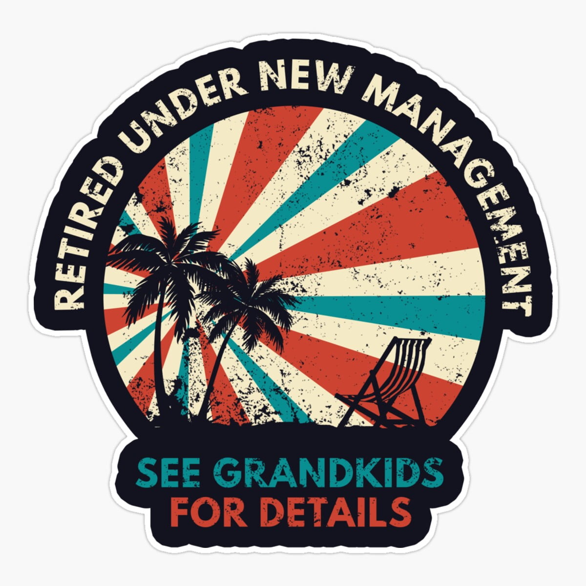 Maneki Retired Retirement Funny Retro Quote Vintage Vacation Er, Phone ...