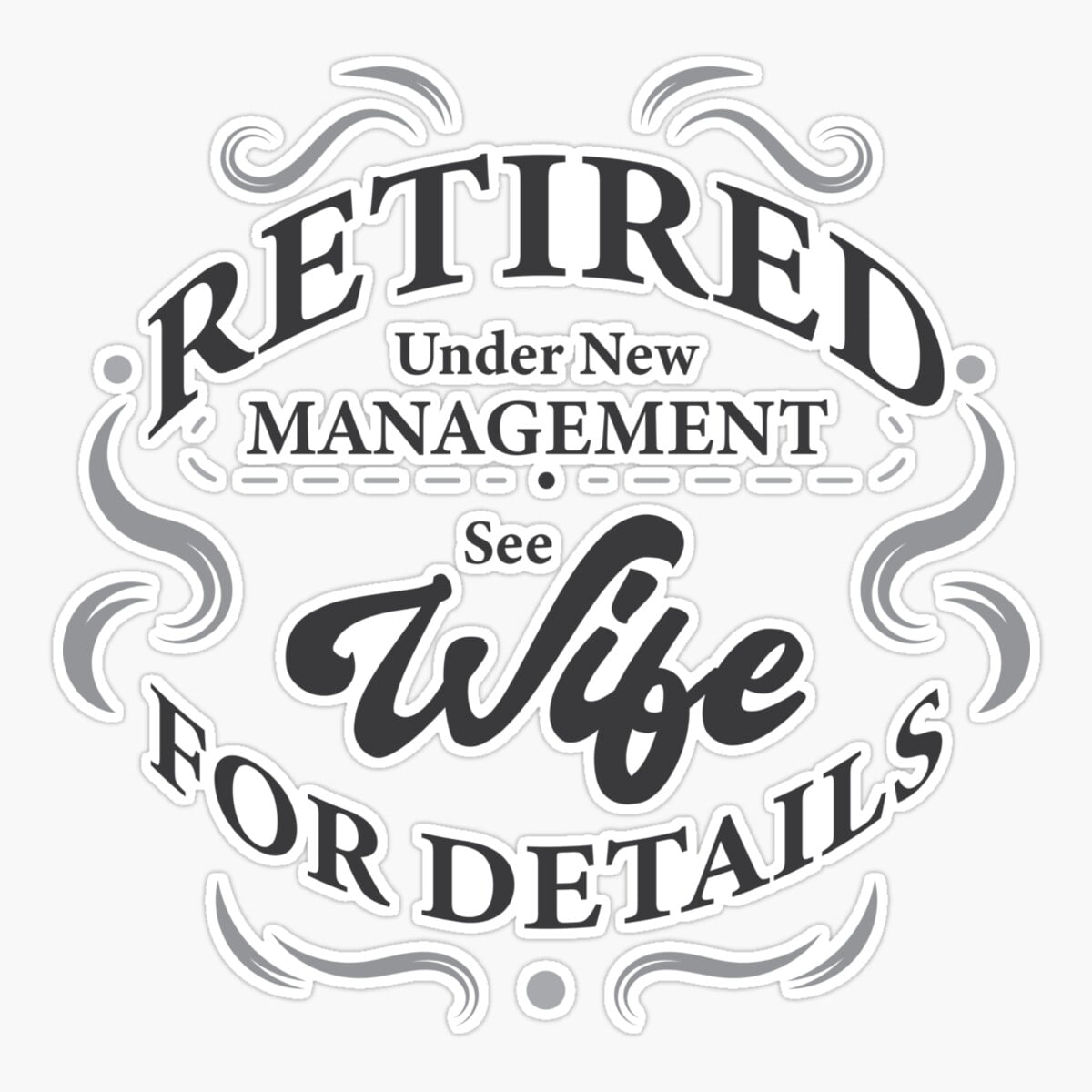 Maneki Retired Under New Management See Wife For Details, Funny ...
