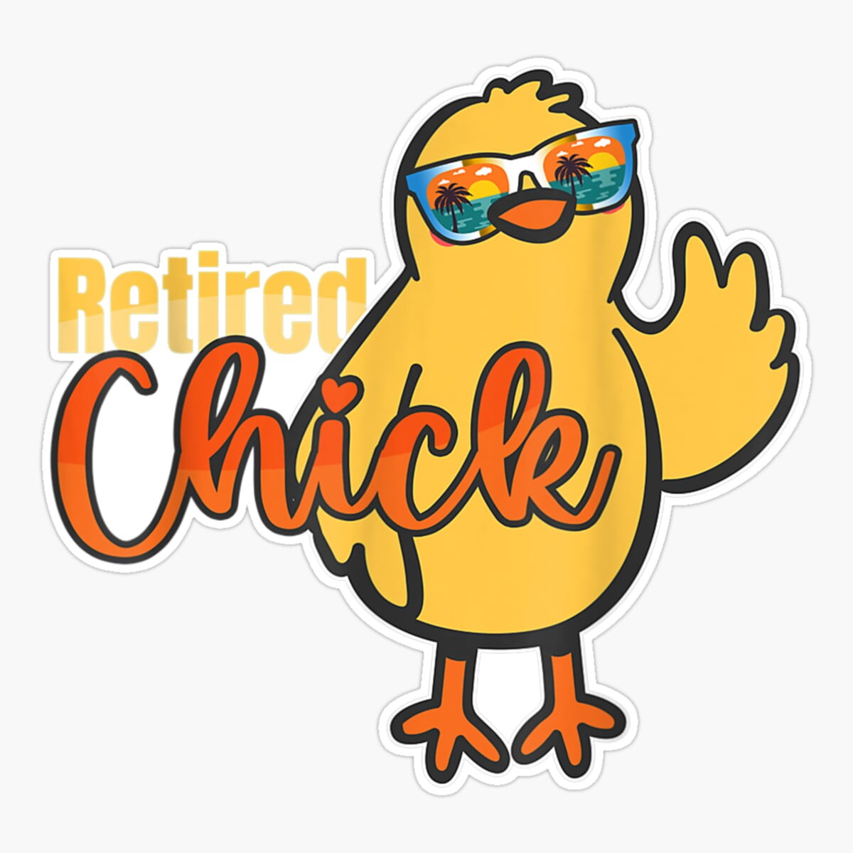 Maneki Retiree I Retirement I Pensioner I Chicken I Retired Chick Er ...