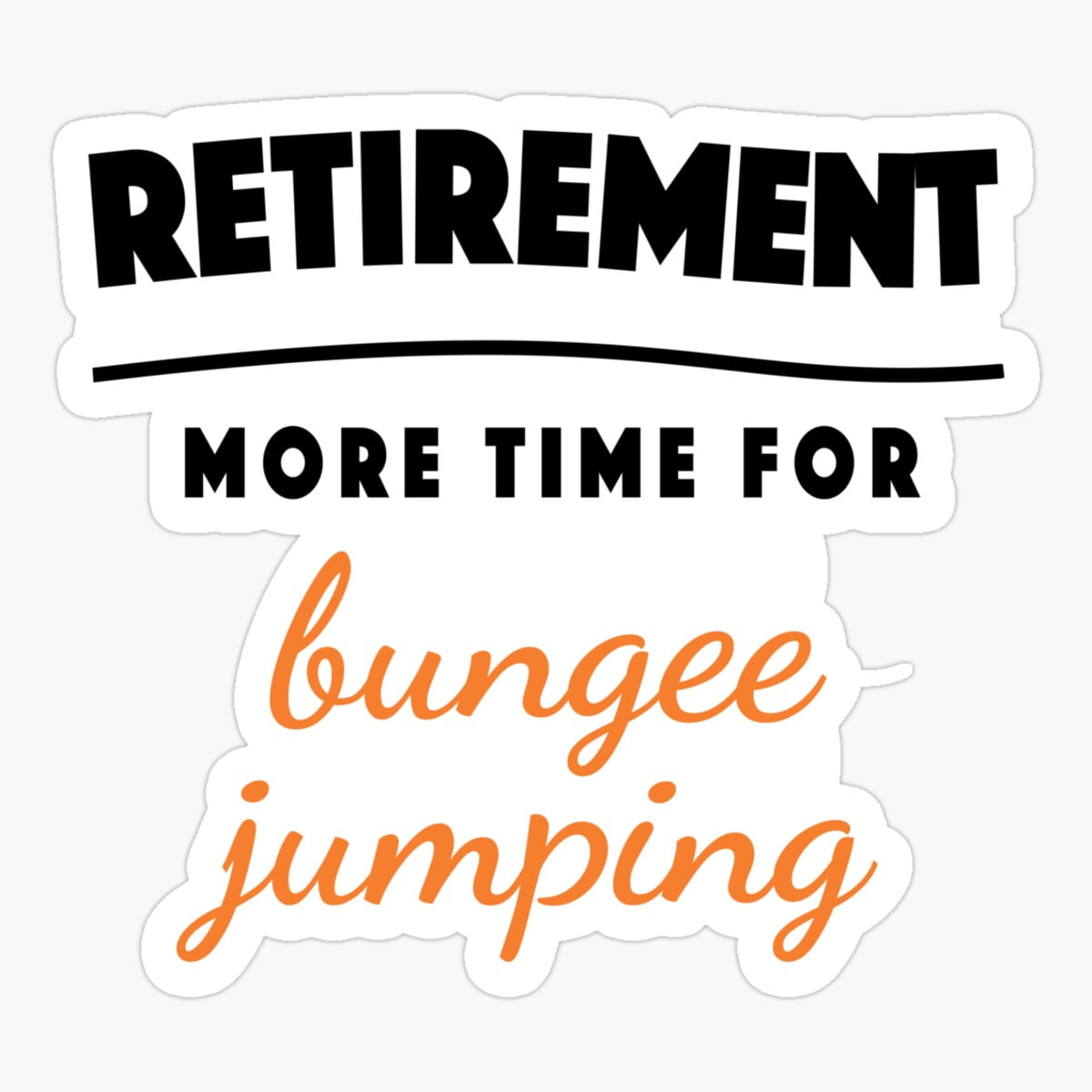 Maneki Retirement Gift Retired Elderly Party Bungee Jumping Er, Phone ...