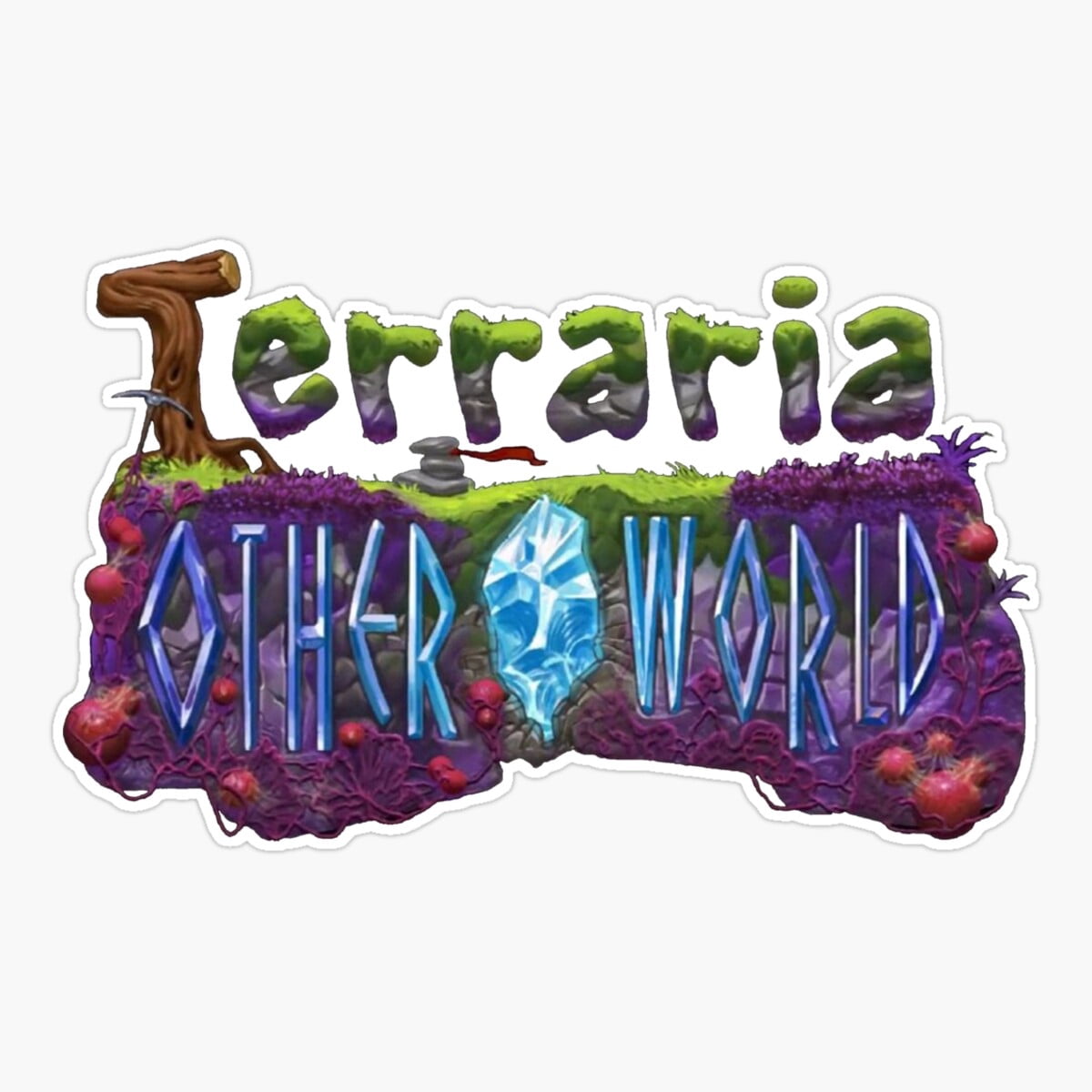 Maneki Retro Beautiul Design Terraria Game Other World Er, Phone Decal ...