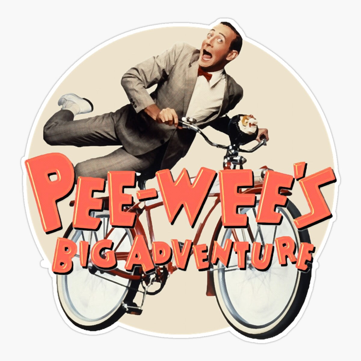 Maneki Retro Paging Mr. Hermanrebel Fan Art Parody Mashup Sticker ...