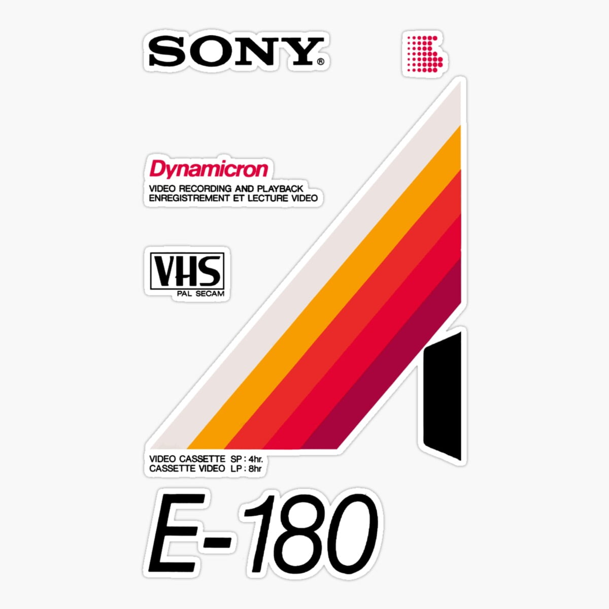 Maneki Retro Vhs Tape Vaporwave Aesthetic Sticker, Phone Decal Water ...