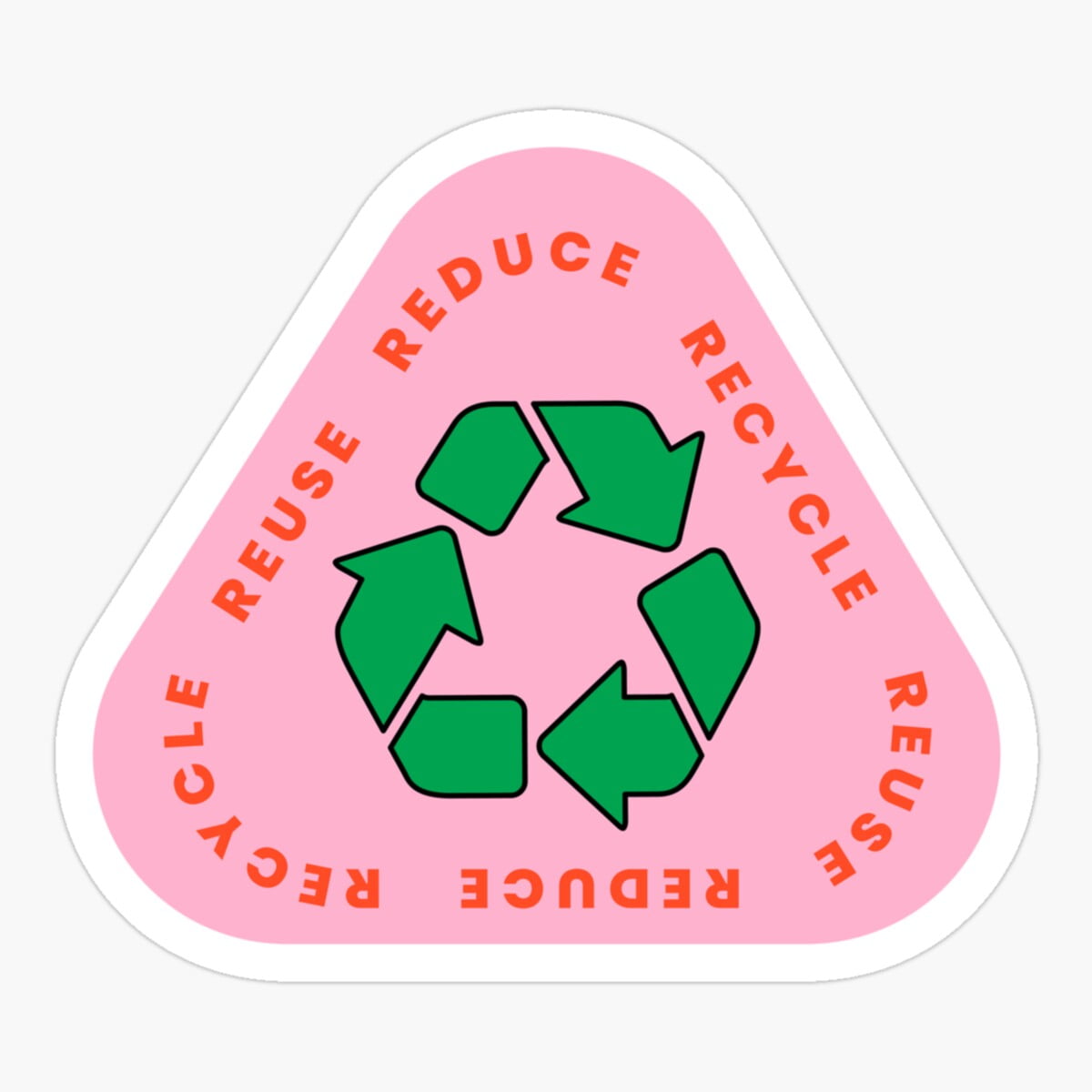 Maneki Reuse, Reduce, Recycle Er, Phone Decal Water Bottle Stickers Car ...