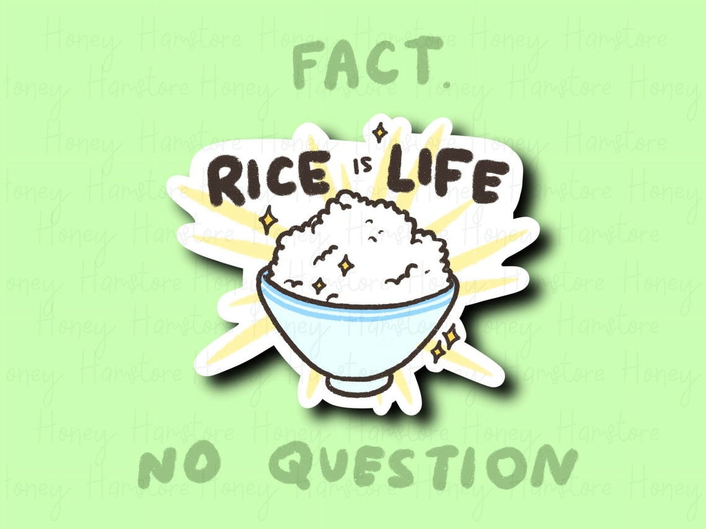 Maneki Rice Is Life | Funny And Cute Laptop Er | Gifts Under 5 | Water ...