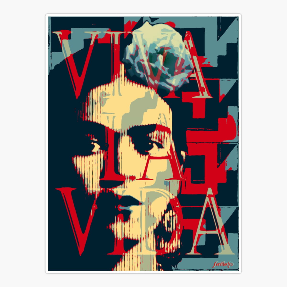 Maneki Rida - !Viva La Vida! (Ver 4.3.1) Sticker, Phone Decal Water ...