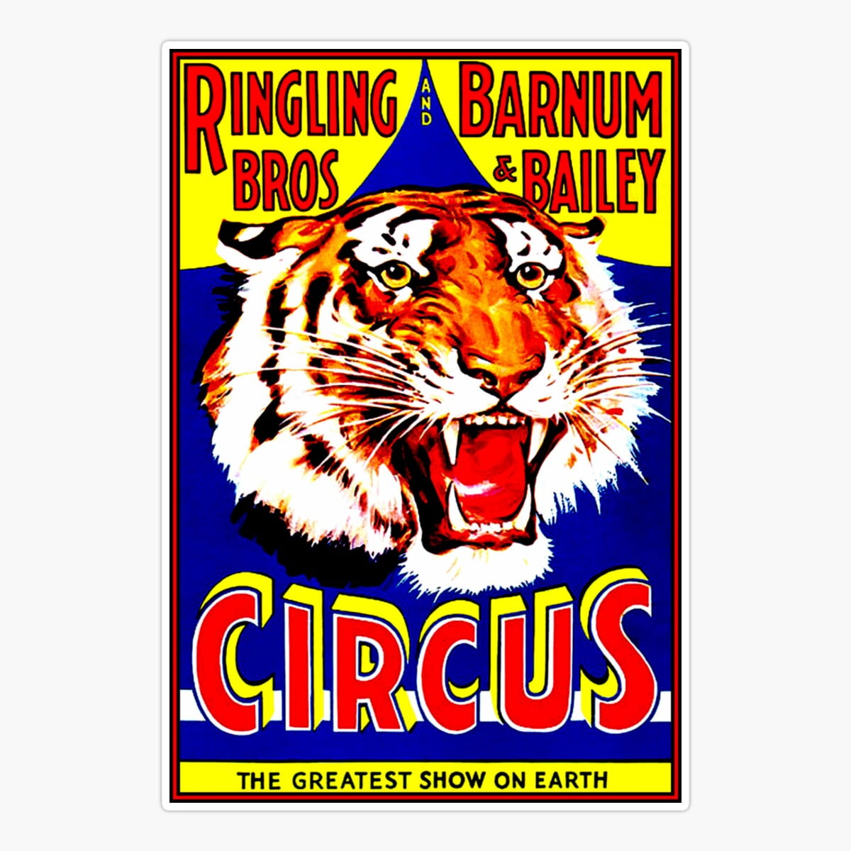 Maneki Ringling Bros. Barnum And Bailey : Vintage Circus Tiger ...
