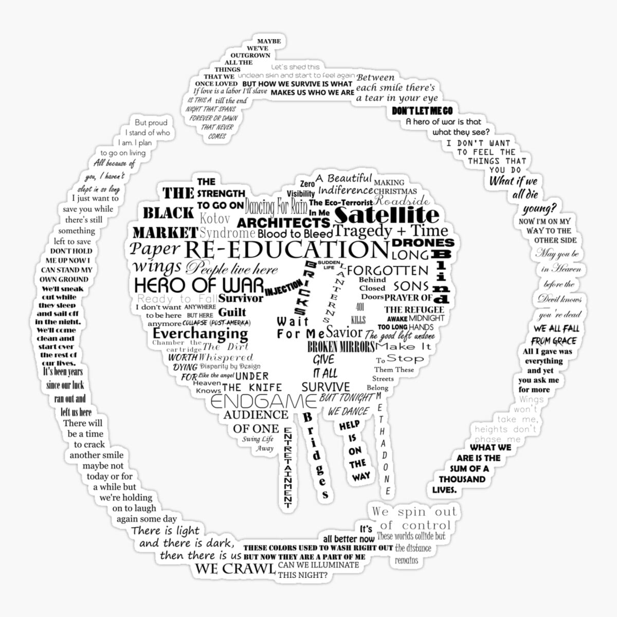 Maneki Rise Aganinst Typo Sticker, Phone Decal Water Bottle Stickers ...