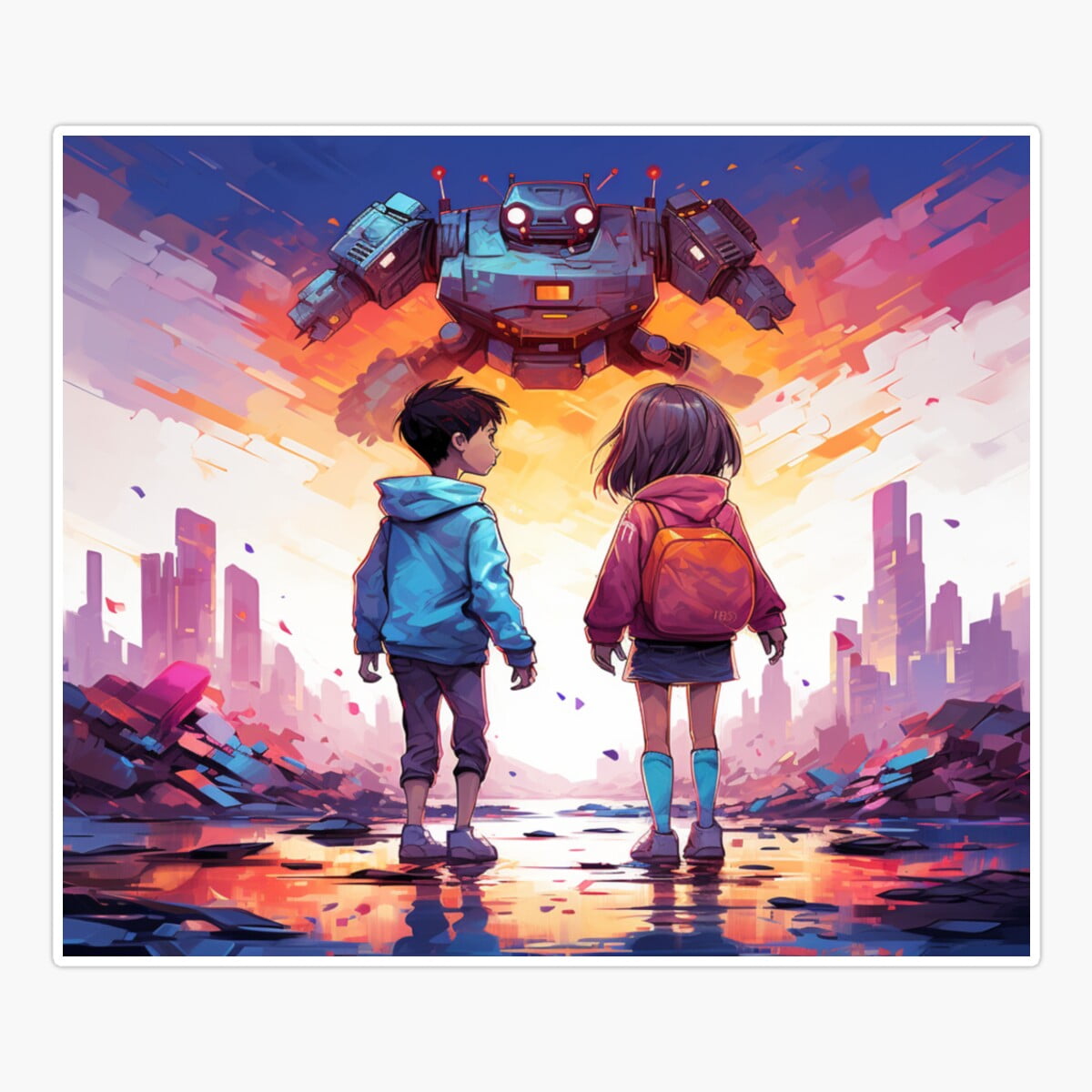 Maneki Rise Of The Guardian: Two Children Face A Futuristic Giant ...